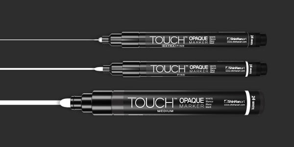 ShinHan TOUCH Opaque Markers – Draw Art Supplies